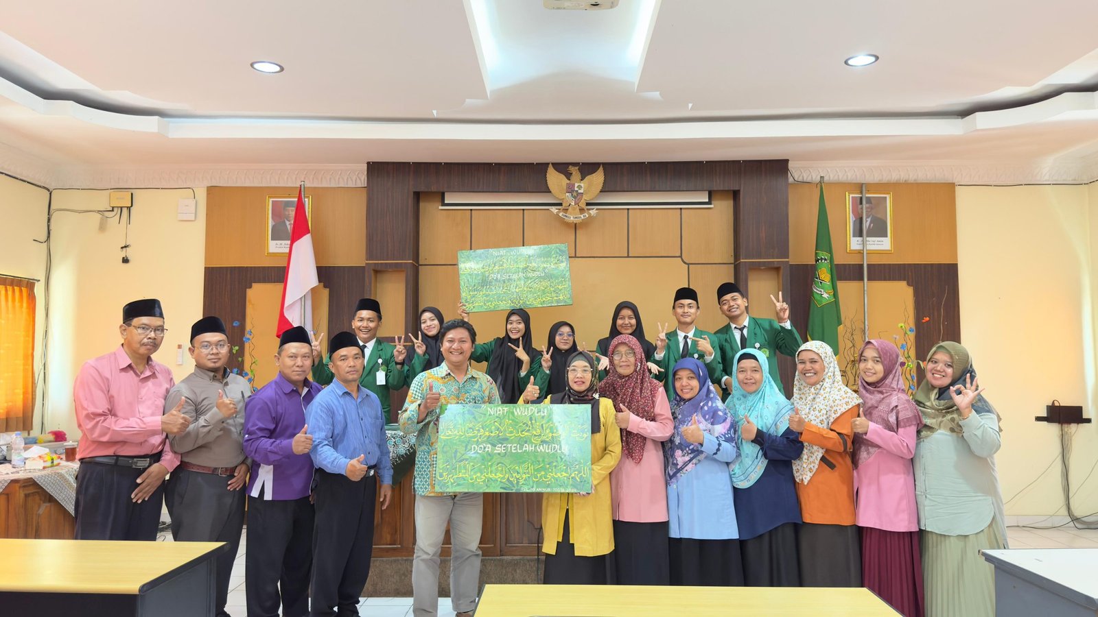 Kaligrafi Doa Setelah Wudhu Jadi Kenang-Kenangan Mahasiswa PPL IIQ An ...