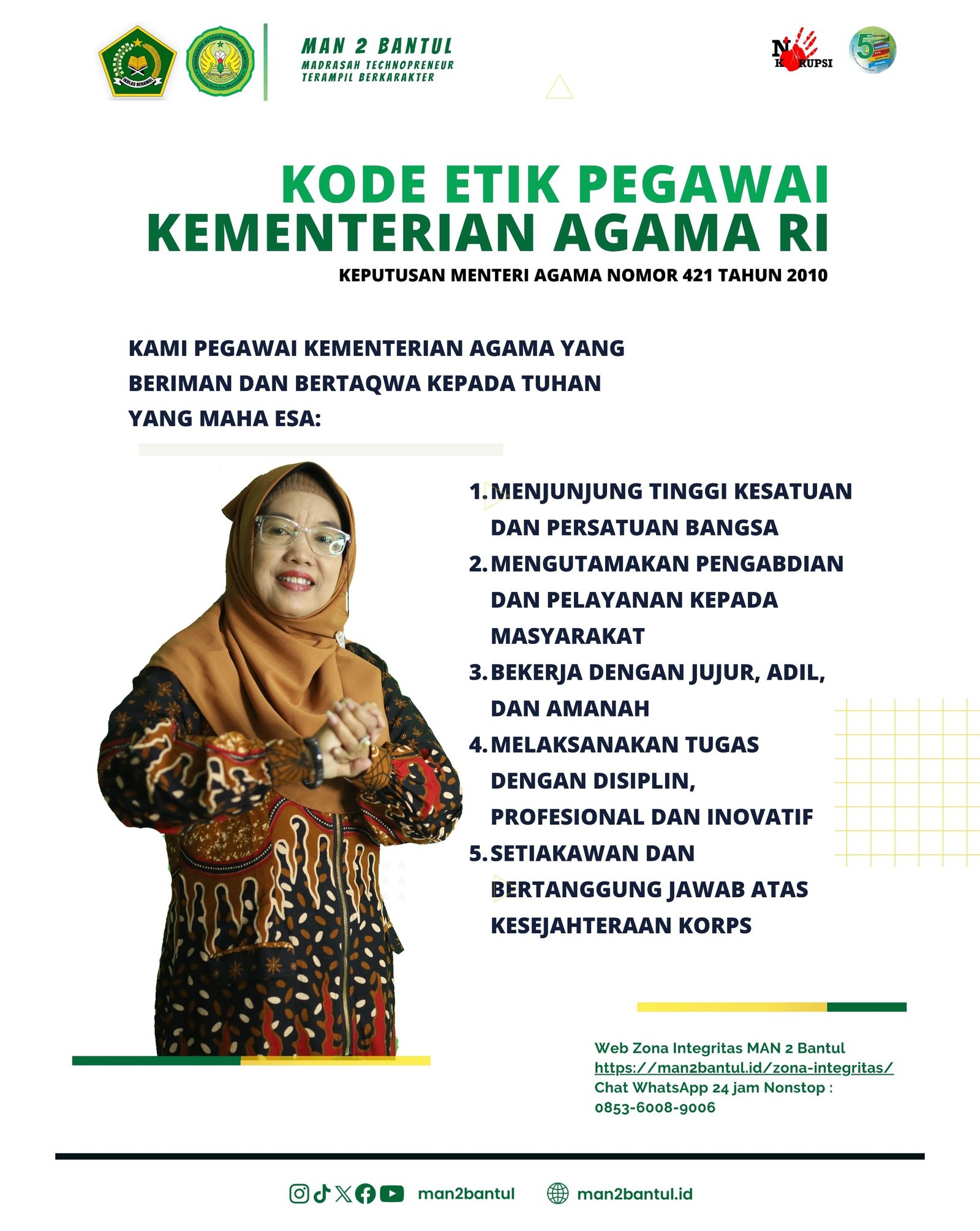 Kode Etik GTK - MAN 2 Bantul