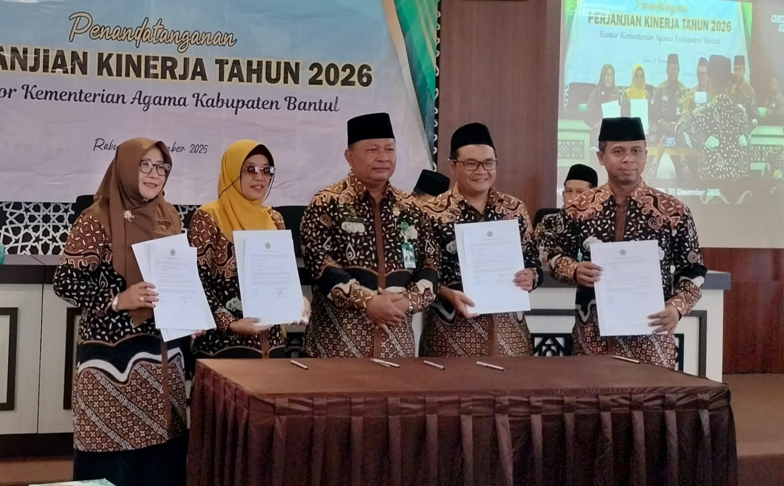 Kepala MAN 2 Bantul Ikuti Penandatanganan Perjanjian Kinerja 2026 di ...